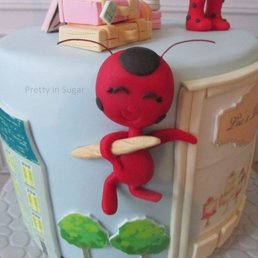 Lia´s Paris Adventure As Ladybug - CakeCentral.com