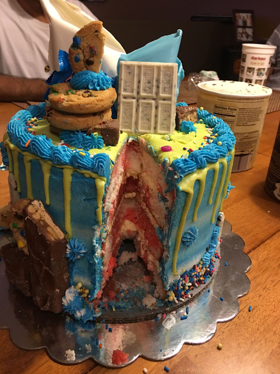 Loaded Drip Cake - CakeCentral.com