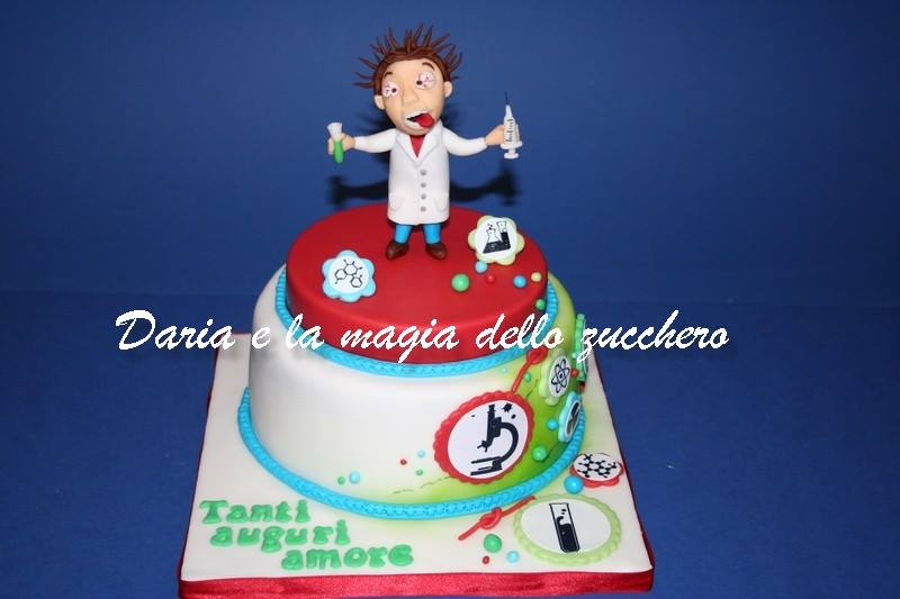 Scientist Cake - CakeCentral.com