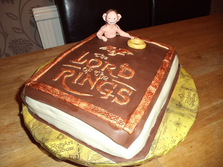 Lord Of The Rings Book Cake - CakeCentral.com
