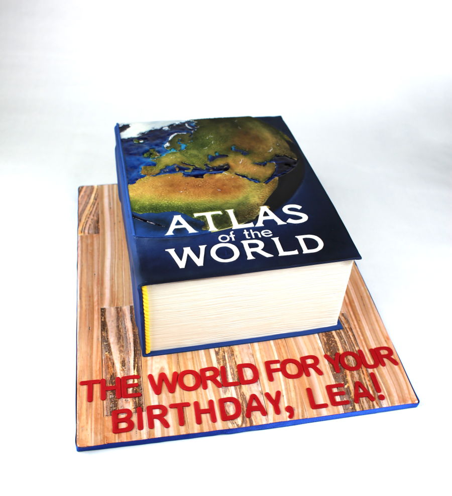 Atlas Of The World Cake - CakeCentral.com