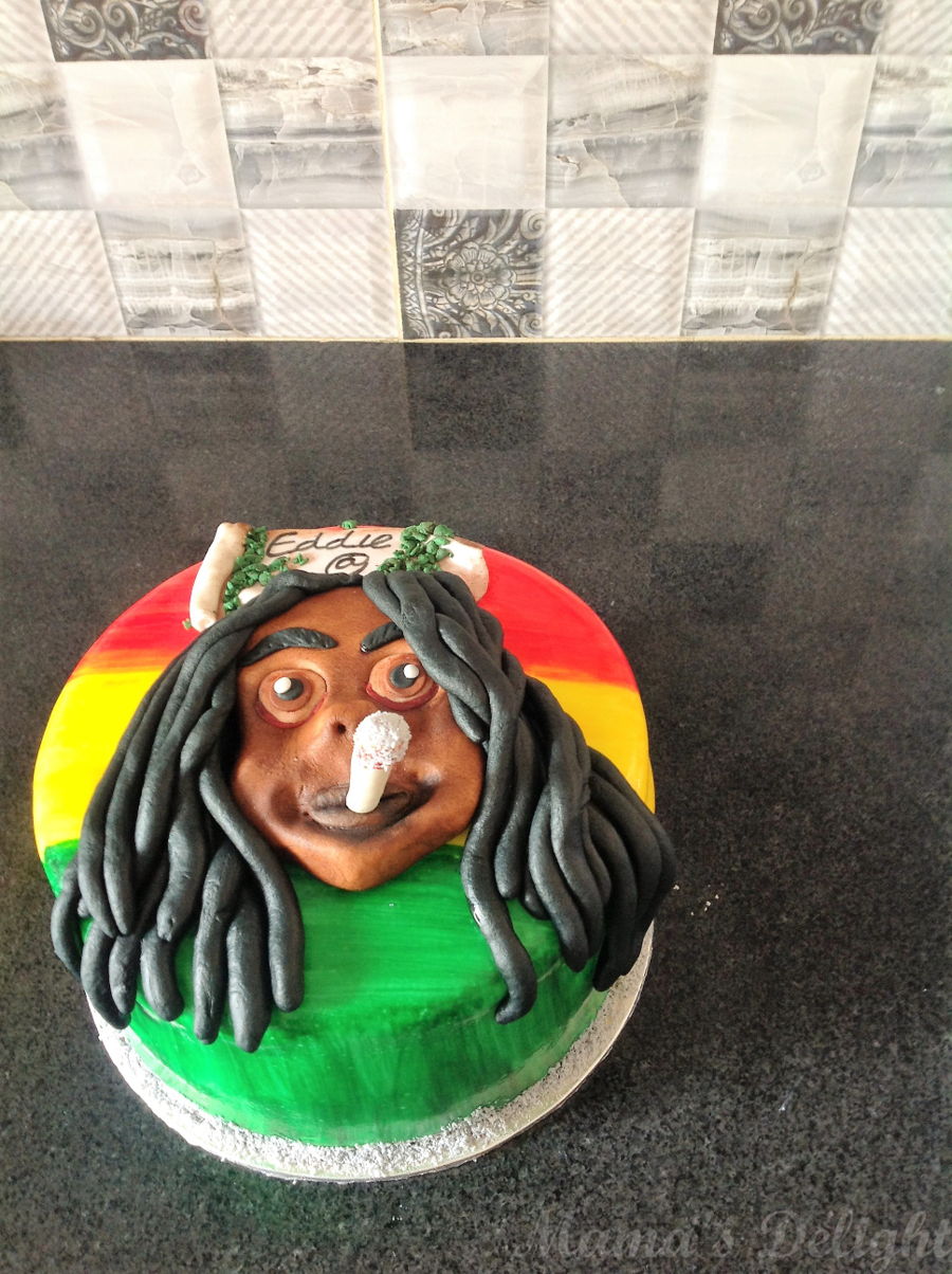 Smoke A Like Blunt For The Rastaman - CakeCentral.com