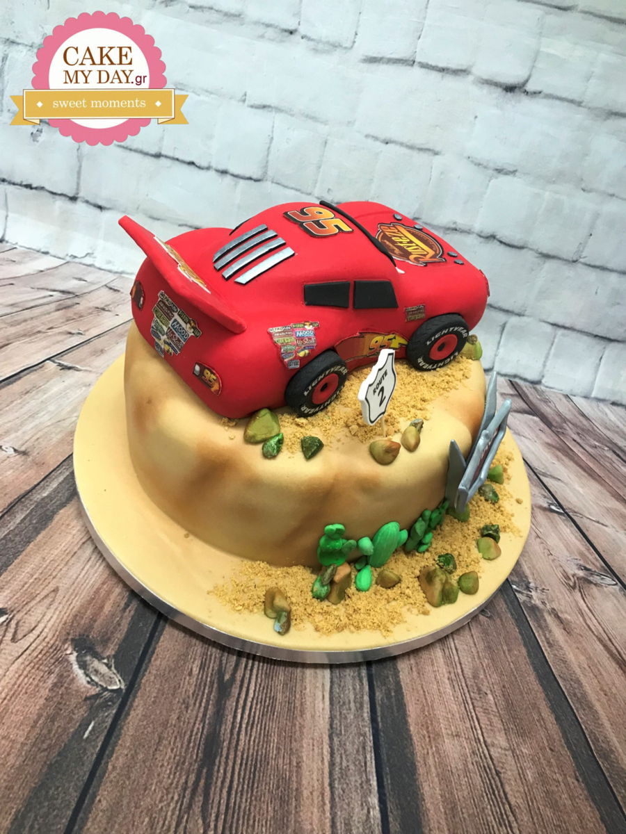 Mcqueen Cars Cake - CakeCentral.com