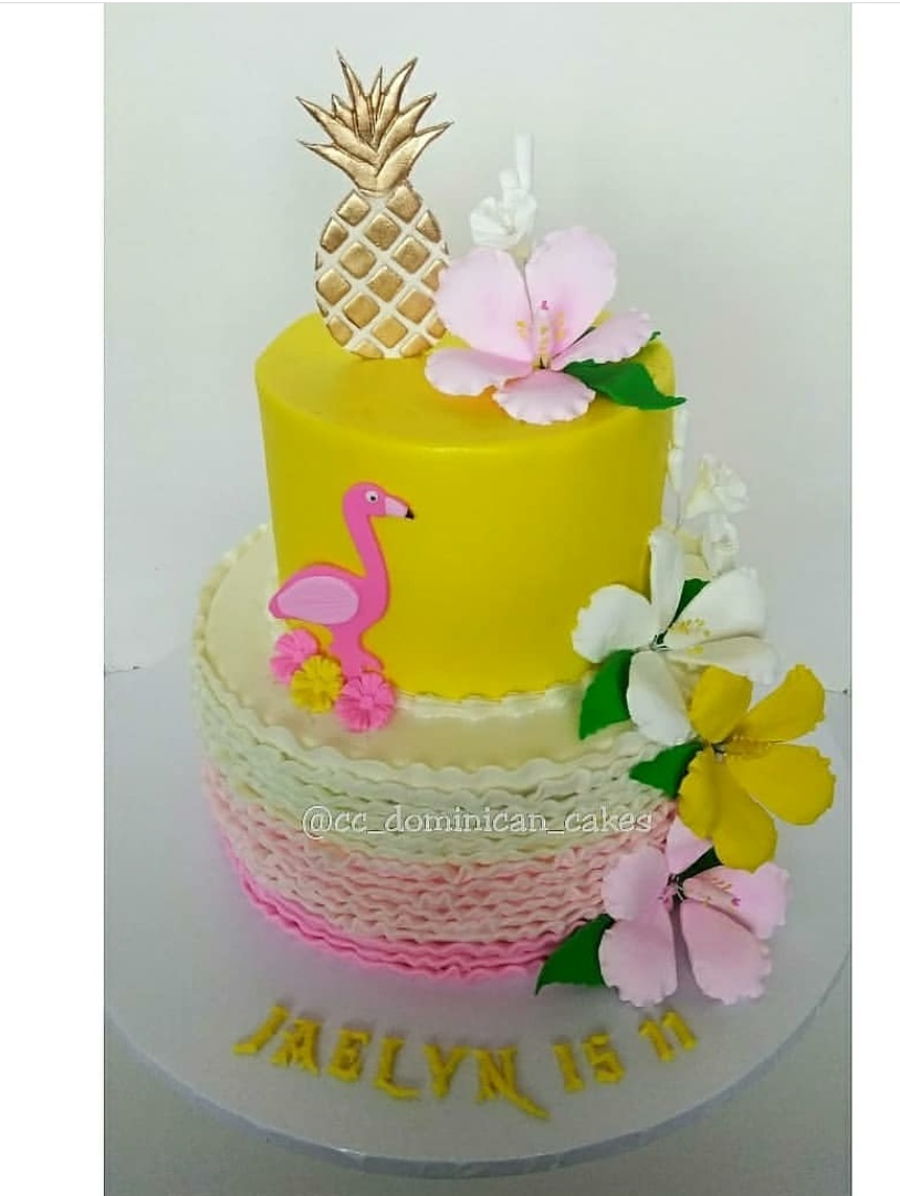 Tropical Cake - CakeCentral.com