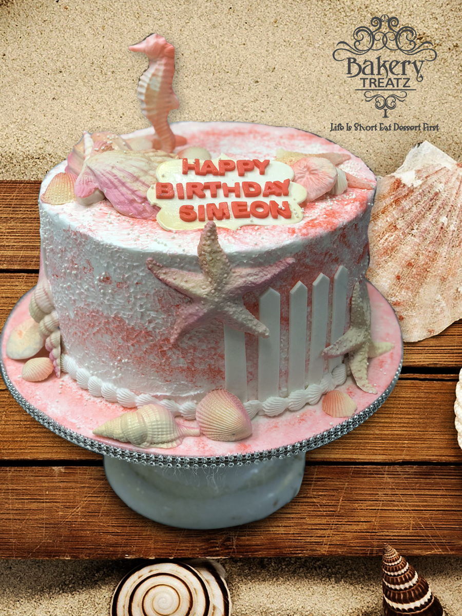 Seashells Cake - CakeCentral.com