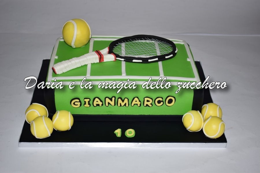Tennis Cake - CakeCentral.com