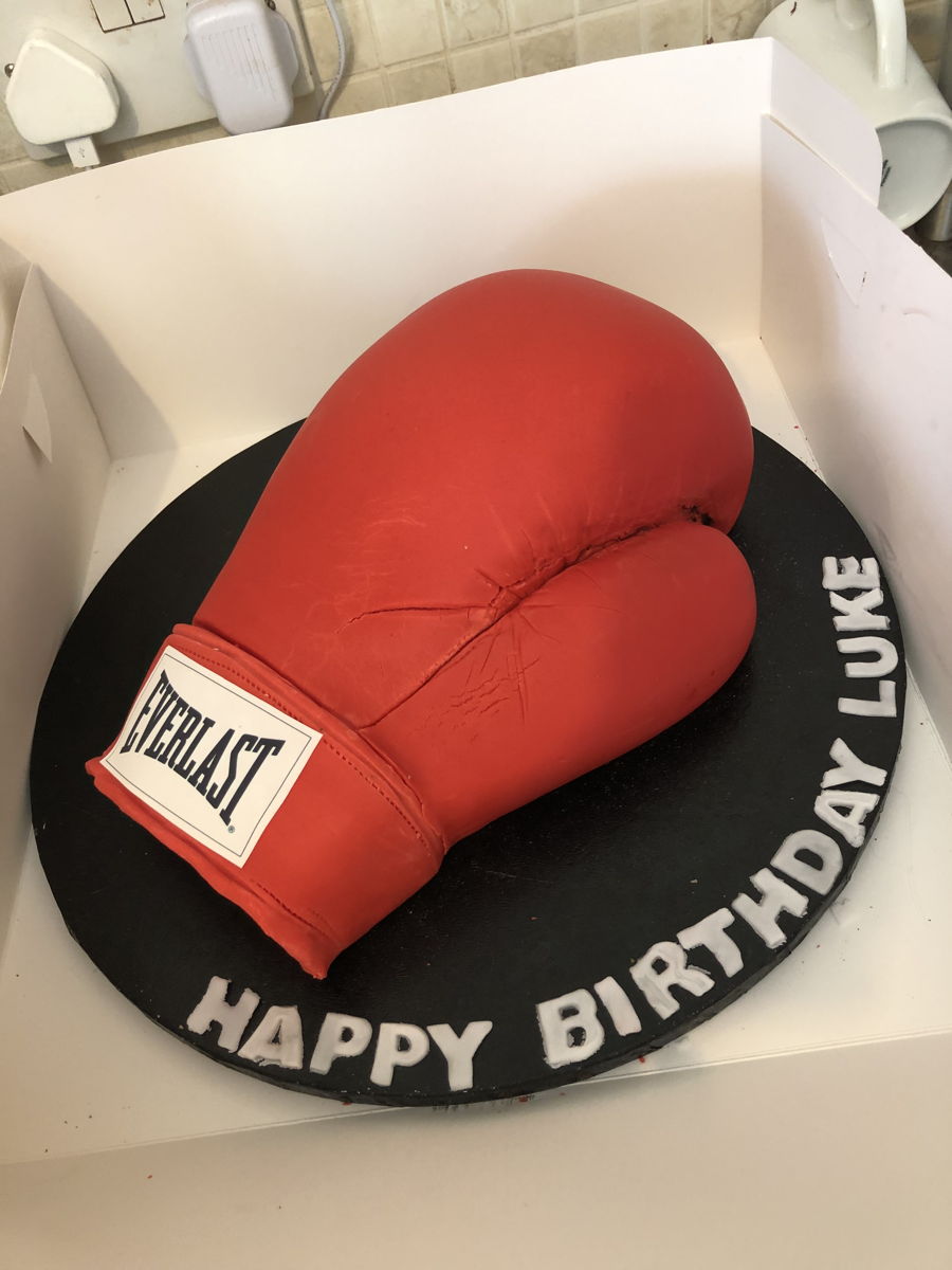 Boxing Glove Cake CakeCentral